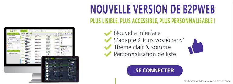 B2P Web : Une nouvelle version est disponible