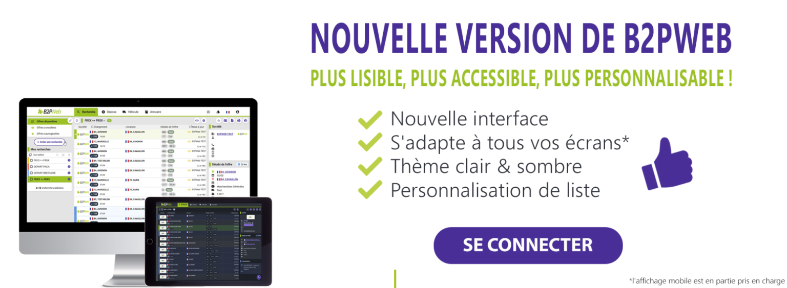 B2P ouvre un nouveau site internet dédié à la bourse de fret pour les ...